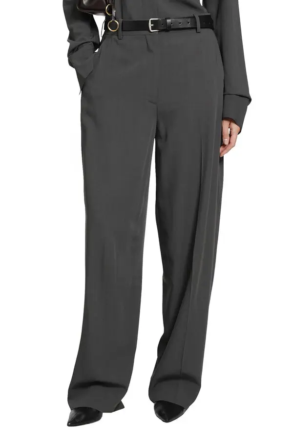 TOTEME High-waist Trousers - Black