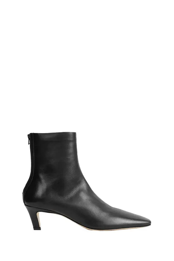 TOTEME Nappa Mid-heel Boots - Black