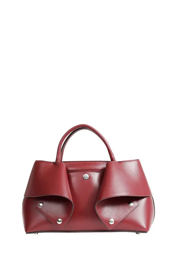 TOTEME Small Marcer Leather Tote Bag - Red