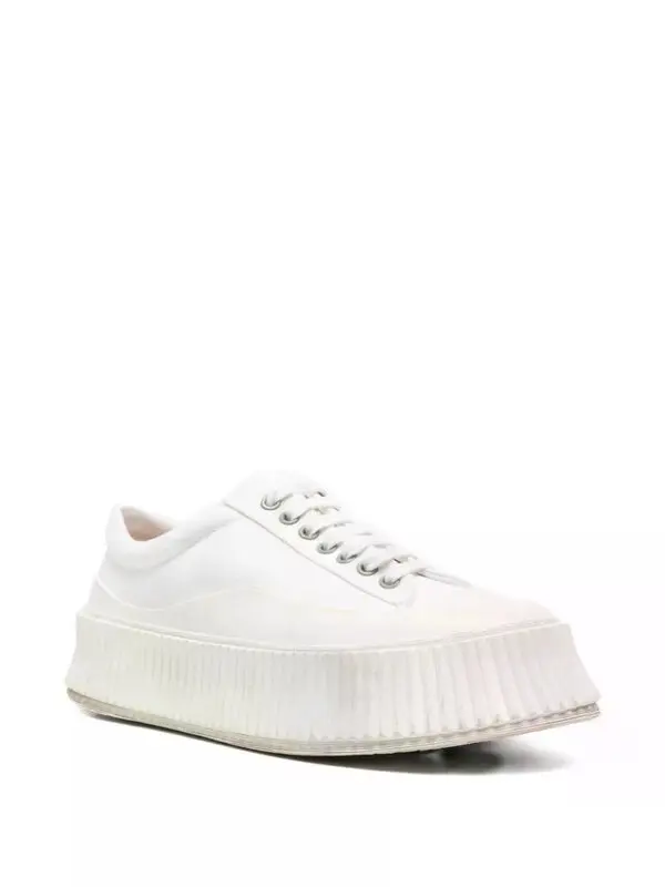 JIL SANDER Round-toe Lace-up Sneakers