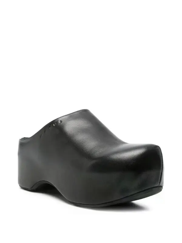Marni Sabot Leather Clogs