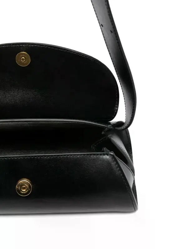 JIL SANDER Cannolo Shoulder Bag - Black