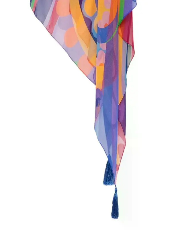 Etro Printed Tassel Blouse - Blue