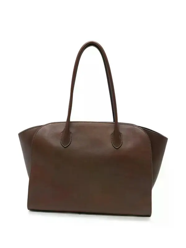THE ROW 14 Marlo Leather Tote Bag - Brown