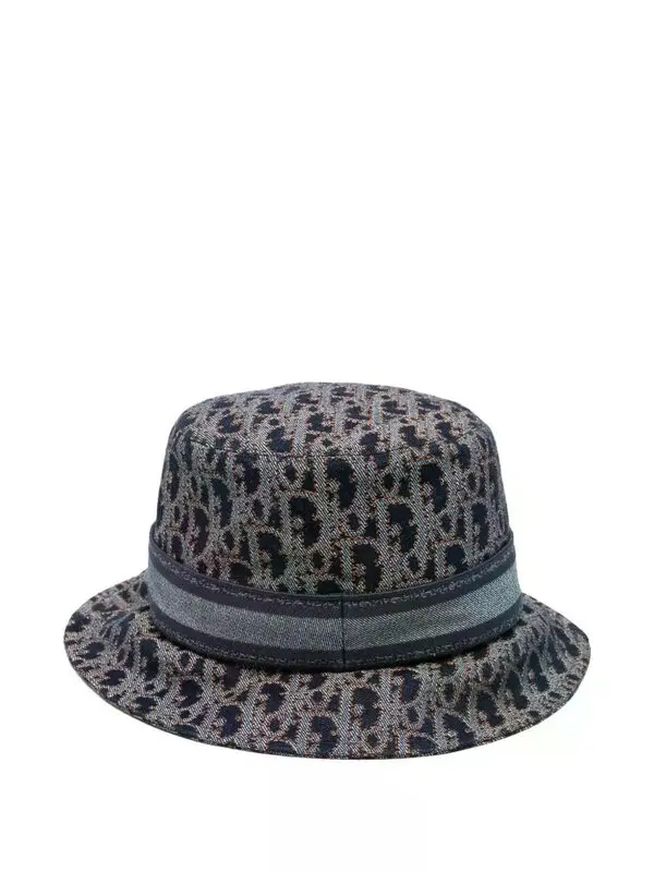 Dior Oblique Logo-band Bucket Hat