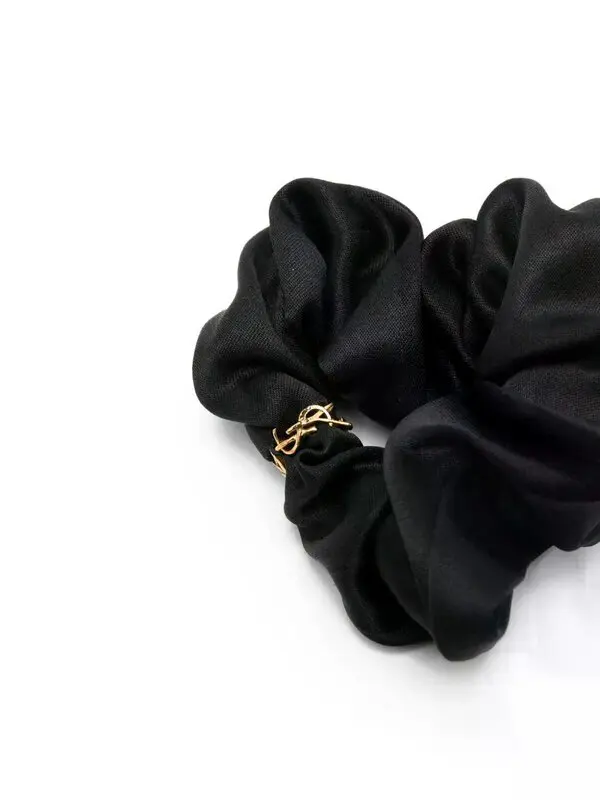 Saint Laurent Cassandre Silk Scrunchie