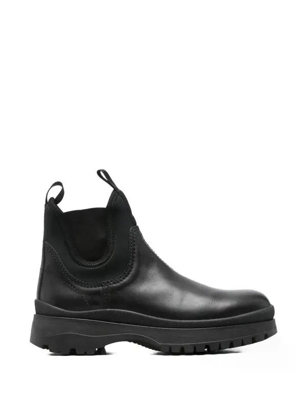 Prada Leather Chelsea Boots