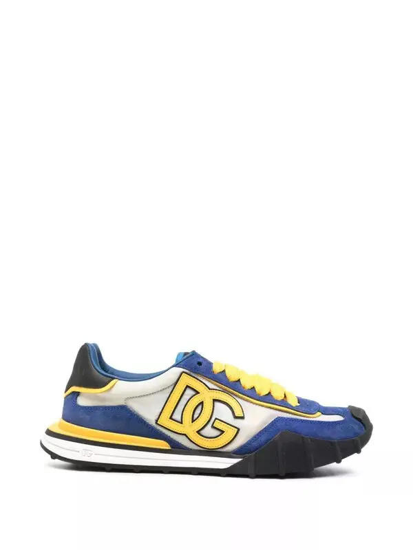 Dolce & Gabbana Dg Logo Panel Sneakers - Blue