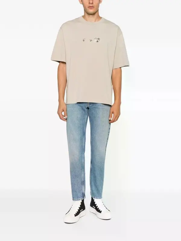 Off-White Half Arrow Tapered Jeans - Blue