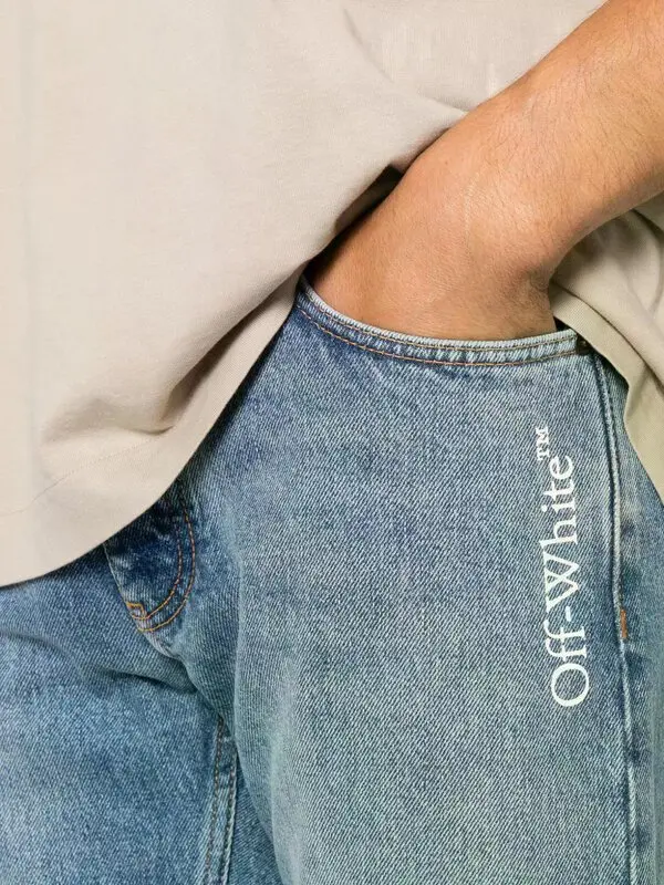 Off-White Half Arrow Tapered Jeans