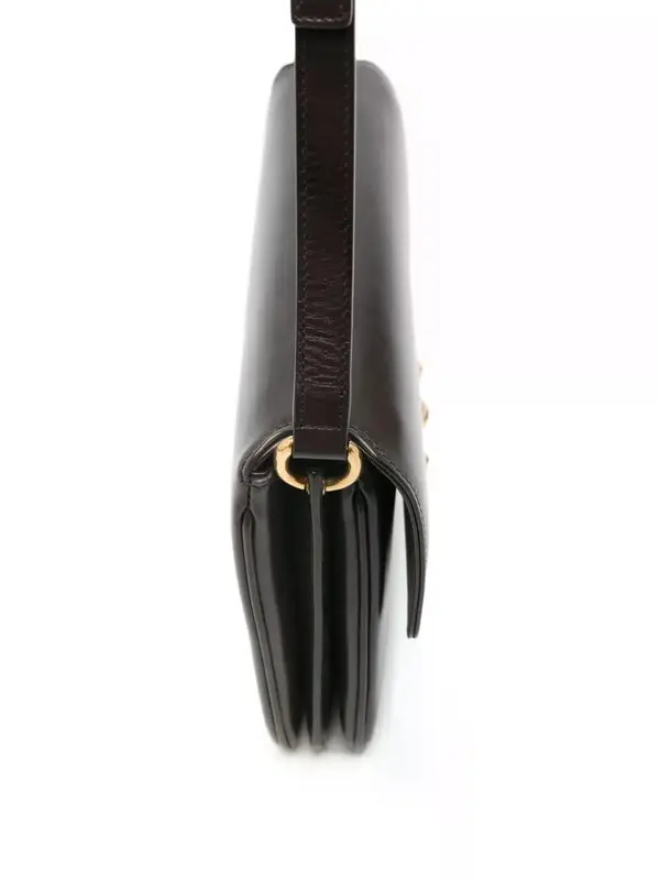 Saint Laurent Le Maillon Leather Shoulder Bag