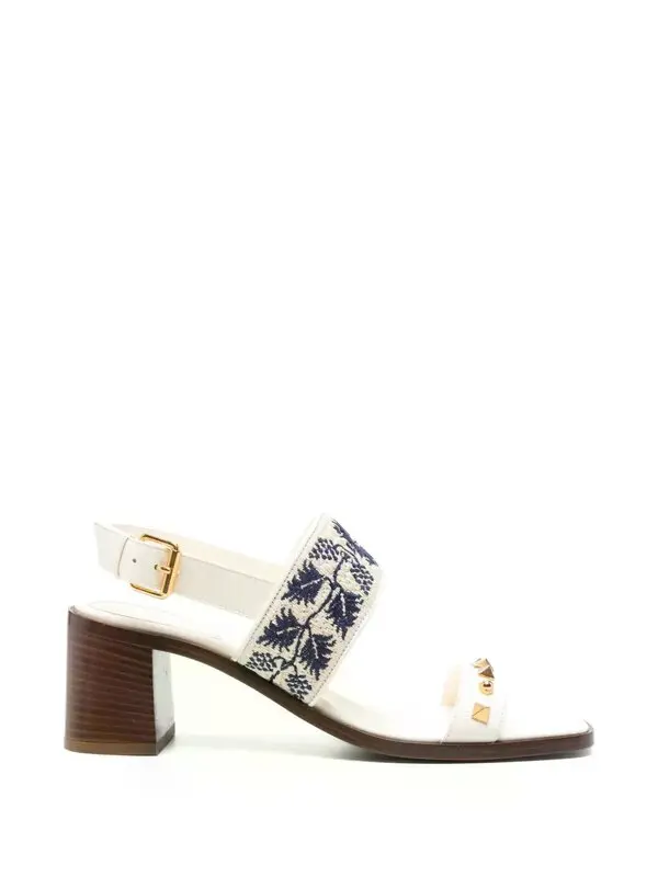 Valentino Garavani Plaster Caster Rockstud Sandals - Neutrals