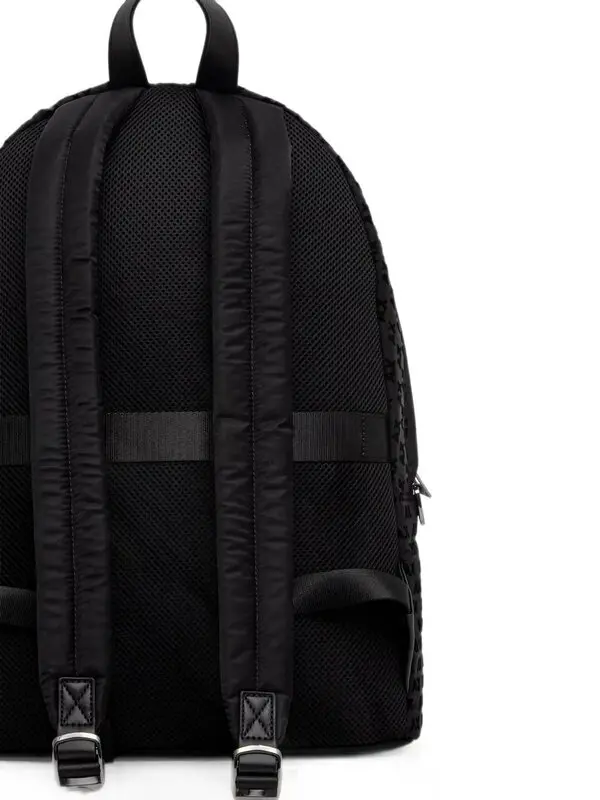 Armani Exchange Logo-print Backpack - Black