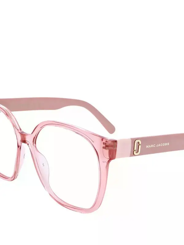 Marc Jacobs J Marc Round-frame Glasses - Pink