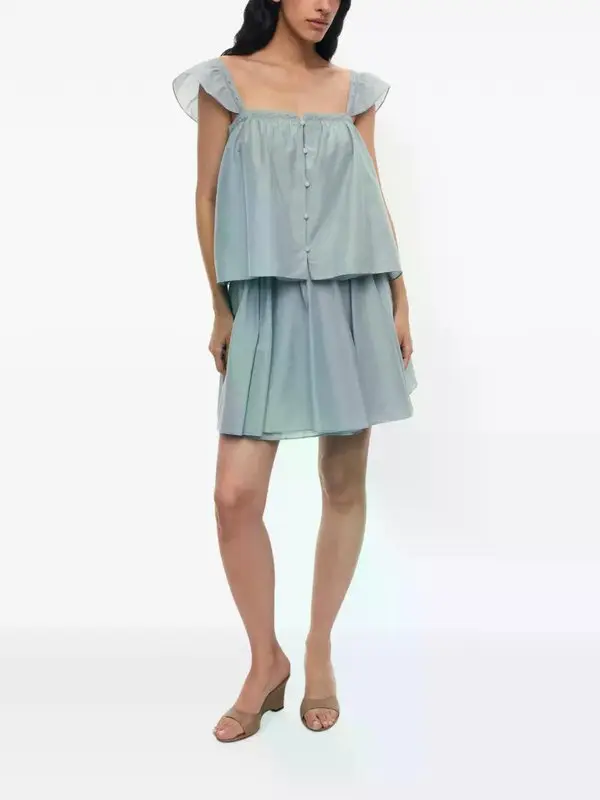 12 STOREEZ Orchard Gathered Mini Skirt