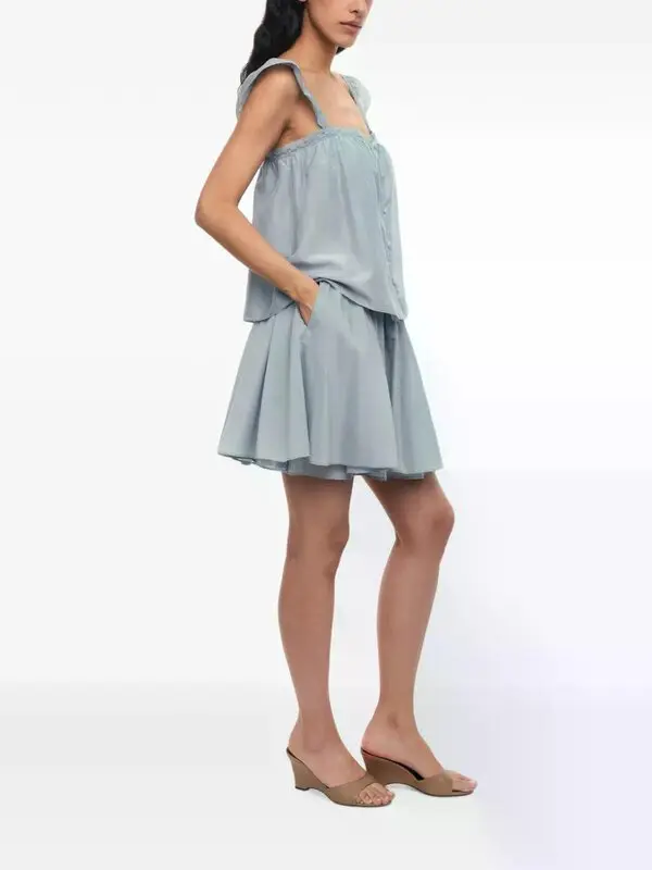 12 STOREEZ Orchard Gathered Mini Skirt
