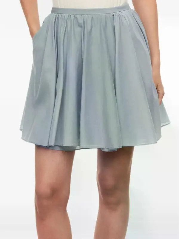12 STOREEZ Orchard Gathered Mini Skirt