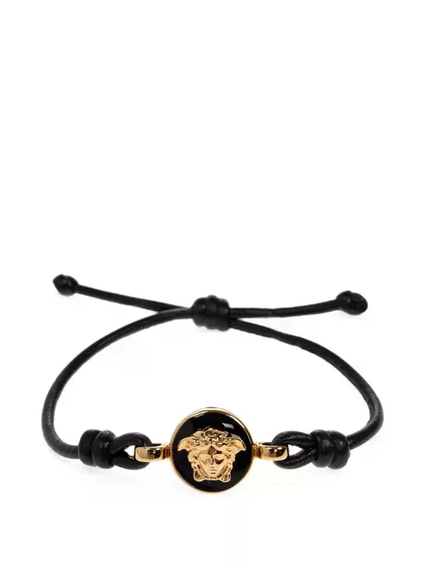 Versace Medusa Leather Bracelet