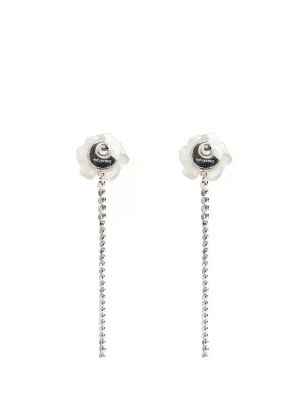 SELF-PORTRAIT Crystal Drop Earrings