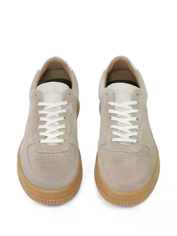 LES DEUX Wynn Panelled Suede Sneakers