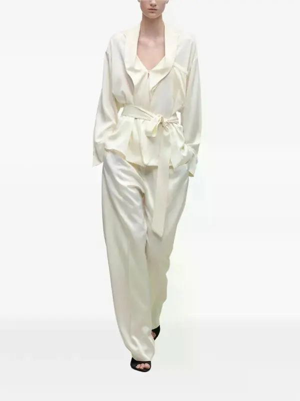 Victoria Beckham Alba Belted Blouse
