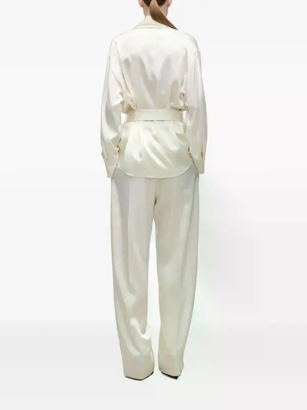 Victoria Beckham Alba Belted Blouse