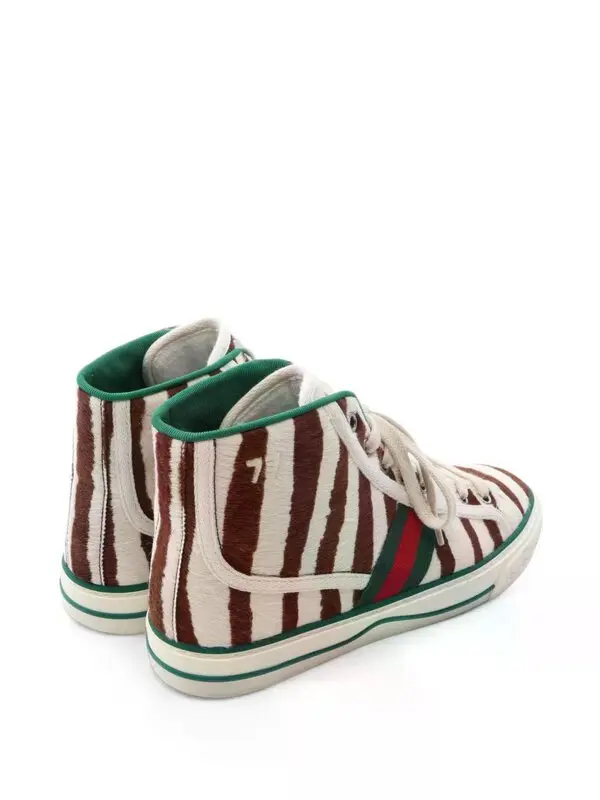 Gucci 2010s Tennis 1977 Zebra-print Sneakers