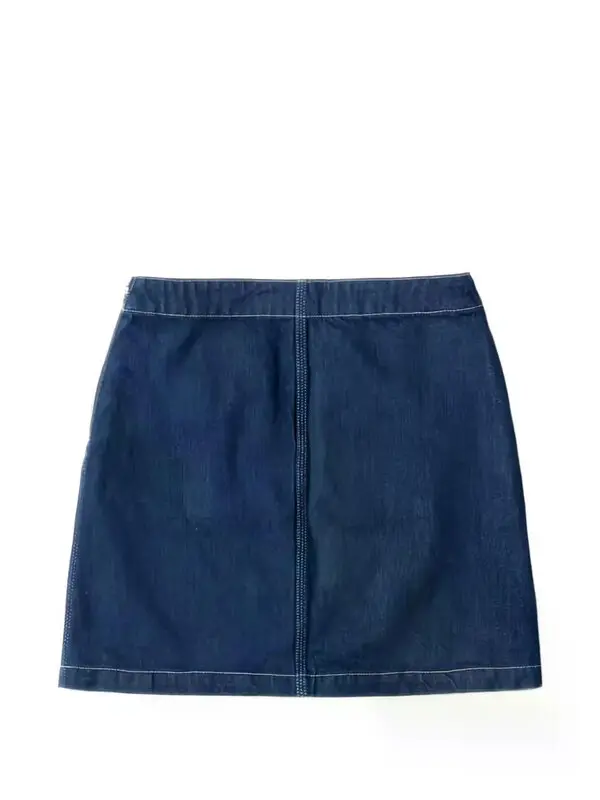 Nudie Jeans Elvy Western Denim Mini Skirt