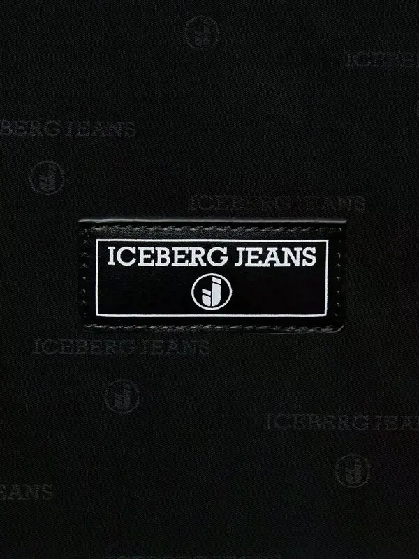 Iceberg Logo-charm Tote Bag