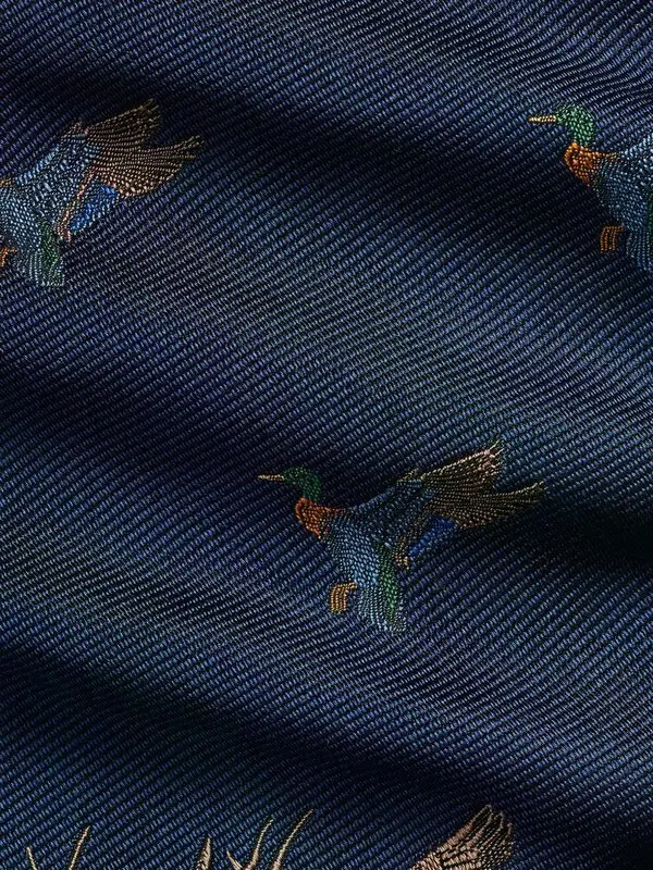 Polo Ralph Lauren Graduate Mallard Silk Neck Tie - Blue