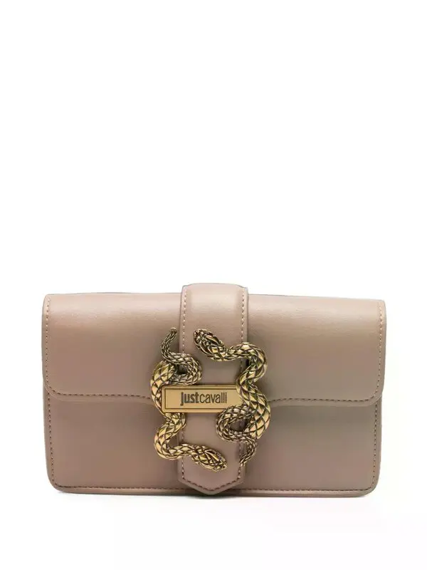 Just Cavalli Snake-detail Belt Bag - Neutrals