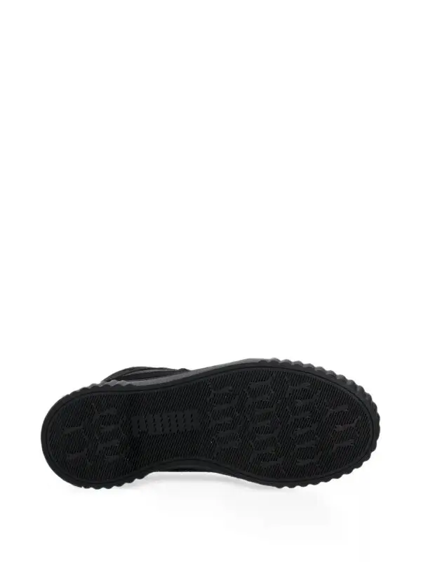 PUMA Carina 3.0 Mid Textured High-top Sneakers - Black