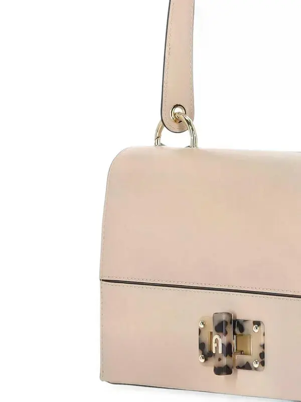 Furla Tortoiseshell-effect Logo-plaque Shoulder Bag