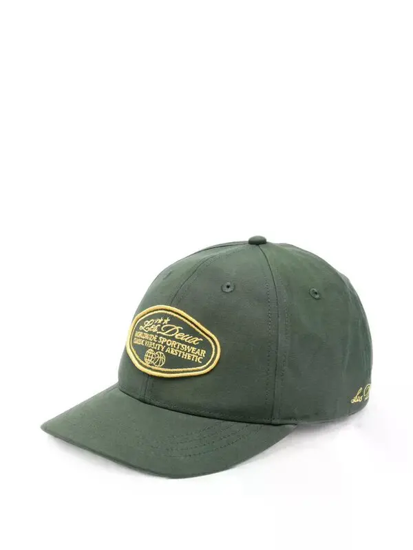 LES DEUX Logo-patch Baseball Cap - Green