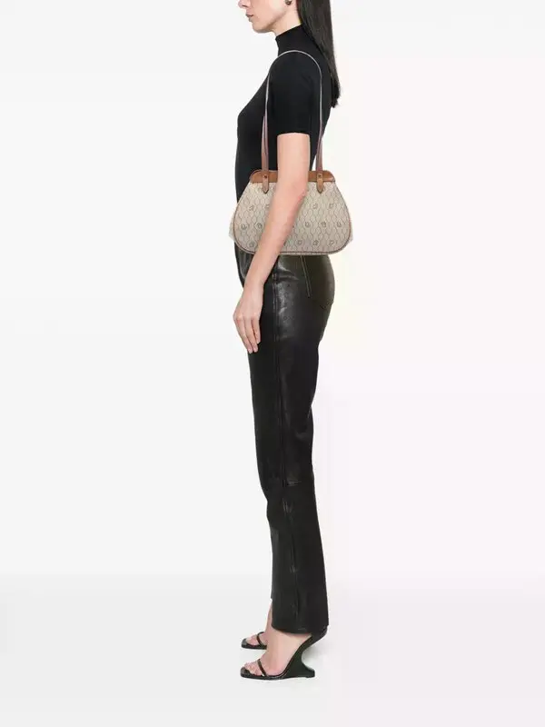 Dior 20th Century Honeycomb Coated Canvas Shoulder Bag