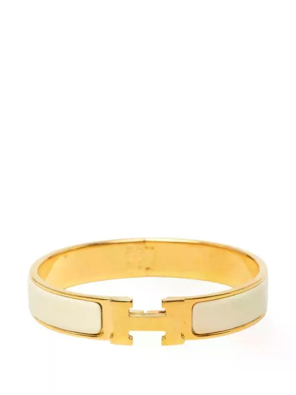 Hermès 2000-2020 Narrow Enamel Clic H Bracelet Pm Costume Bracelet