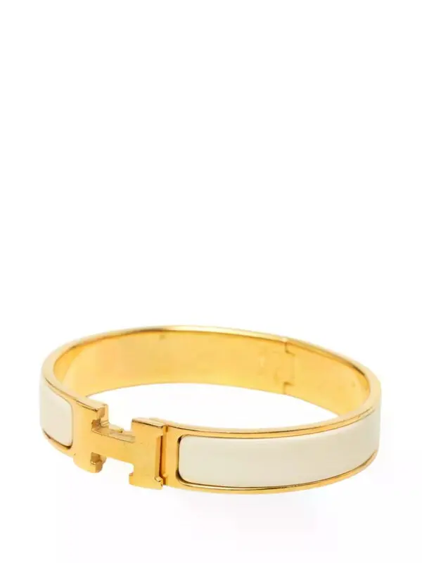 Hermès 2000-2020 Narrow Enamel Clic H Bracelet Pm Costume Bracelet