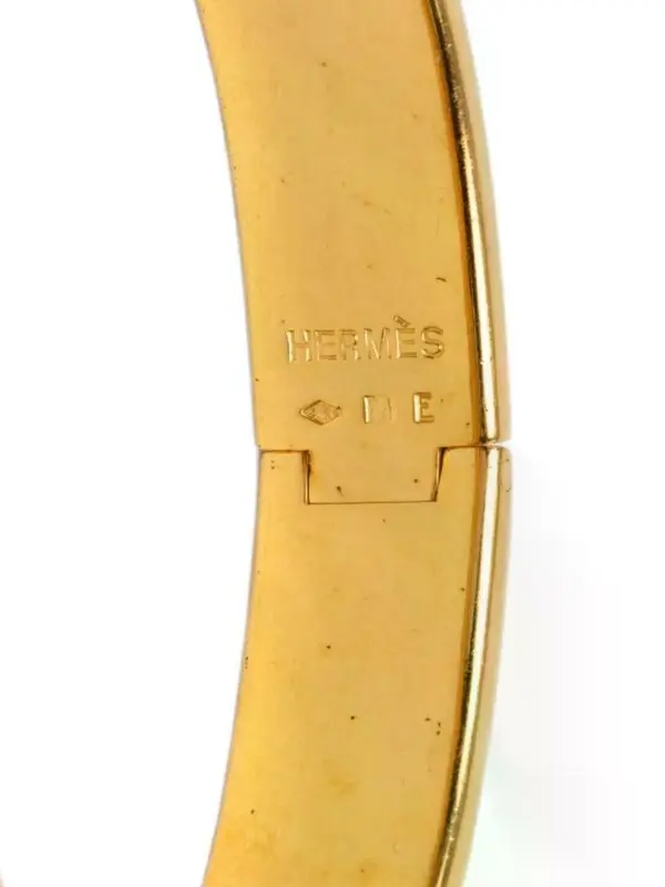 Hermès 2000-2020 Narrow Enamel Clic H Bracelet Pm Costume Bracelet