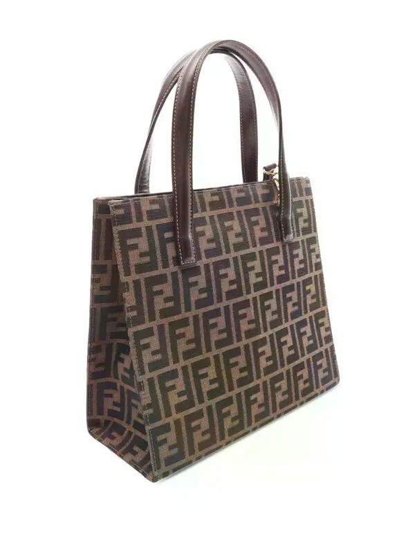 Fendi 20th Century Zucca Canvas Satchel