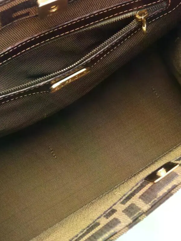 Fendi 20th Century Zucca Canvas Satchel