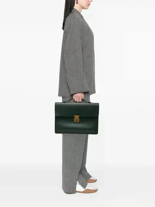 LOUIS VUITTON Taiga Leather Serviette Kourad Briefcase