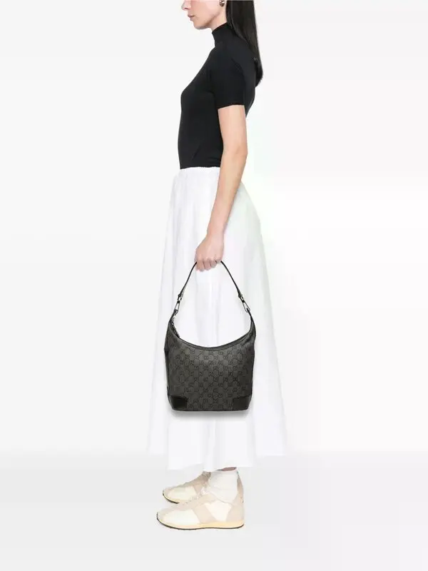 Gucci 2000-2015 Gg Denim Shoulder Bag