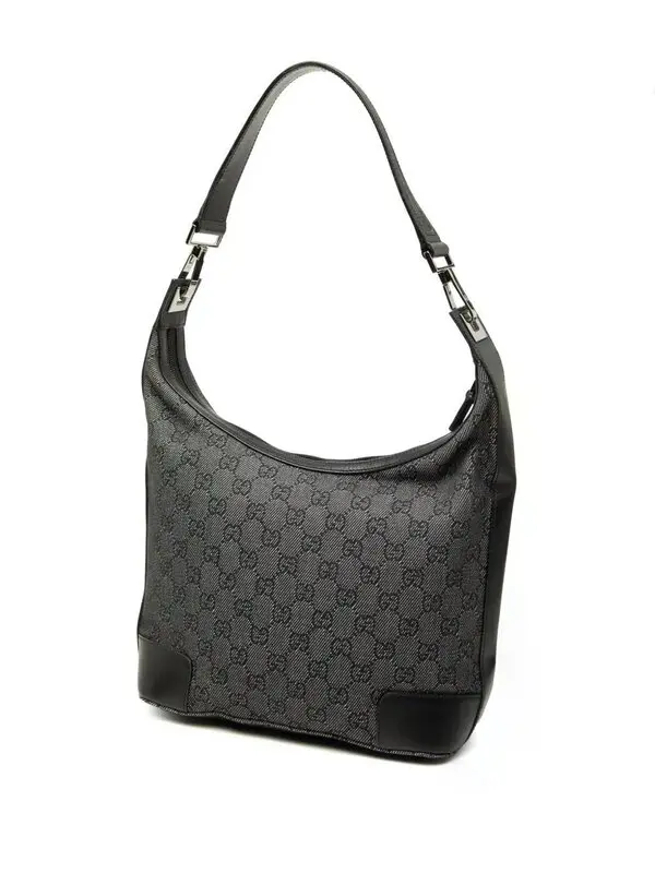 Gucci 2000-2015 Gg Denim Shoulder Bag