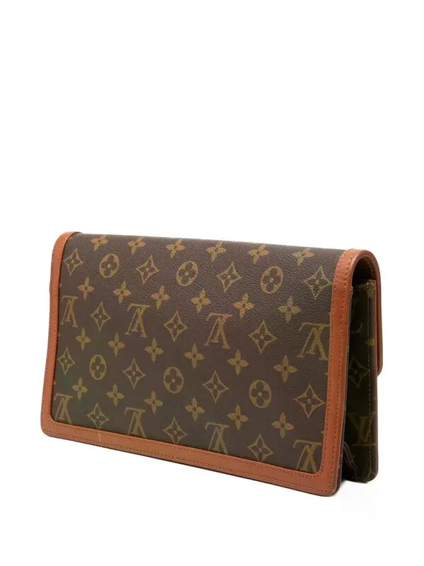 LOUIS VUITTON Monogram Pochette Dame Gm Clutch Bag