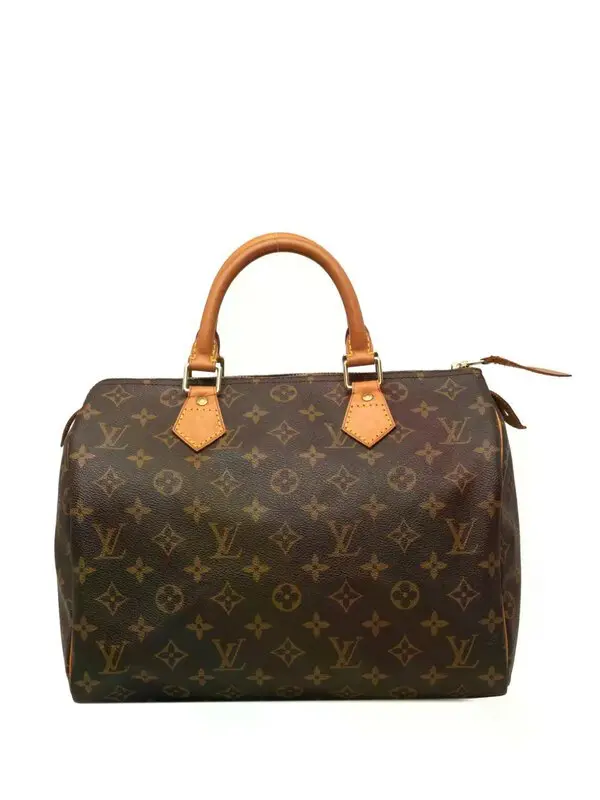 LOUIS VUITTON 1999 Monogram Speedy 30 Boston Bag - Brown