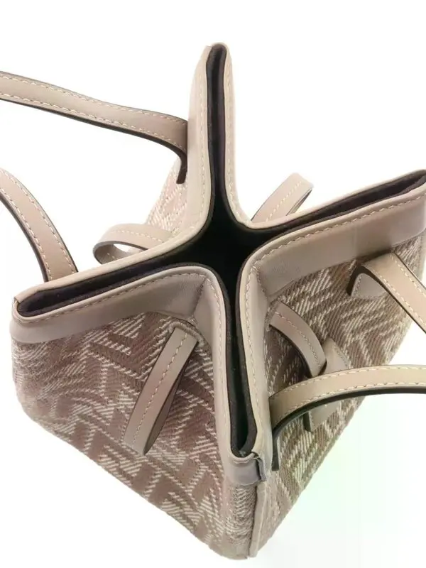 Fendi 2010-2026 Mini Ff Denim Origami Shoulder Bag