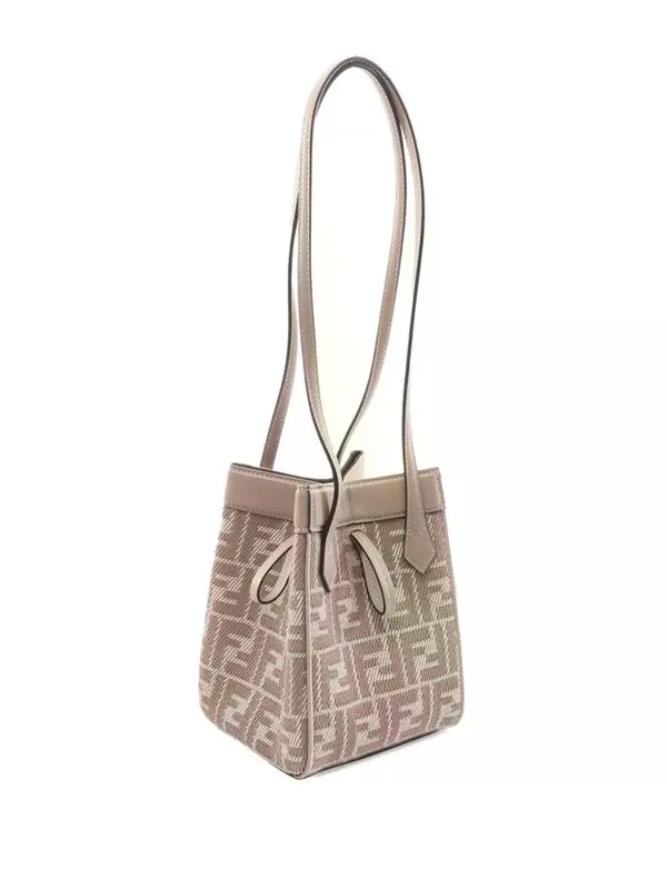 Fendi 2010-2026 Mini Ff Denim Origami Shoulder Bag
