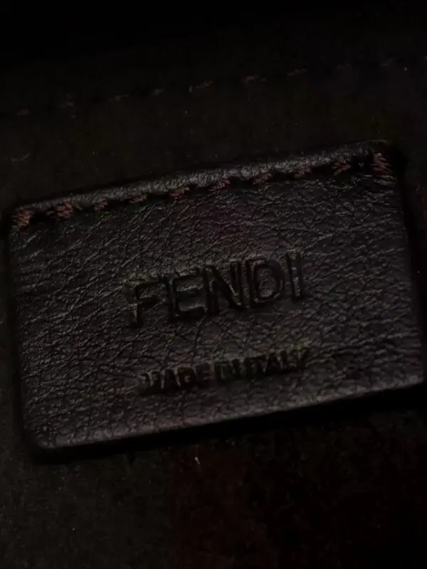 Fendi 2010-2026 Mini Ff Denim Origami Shoulder Bag