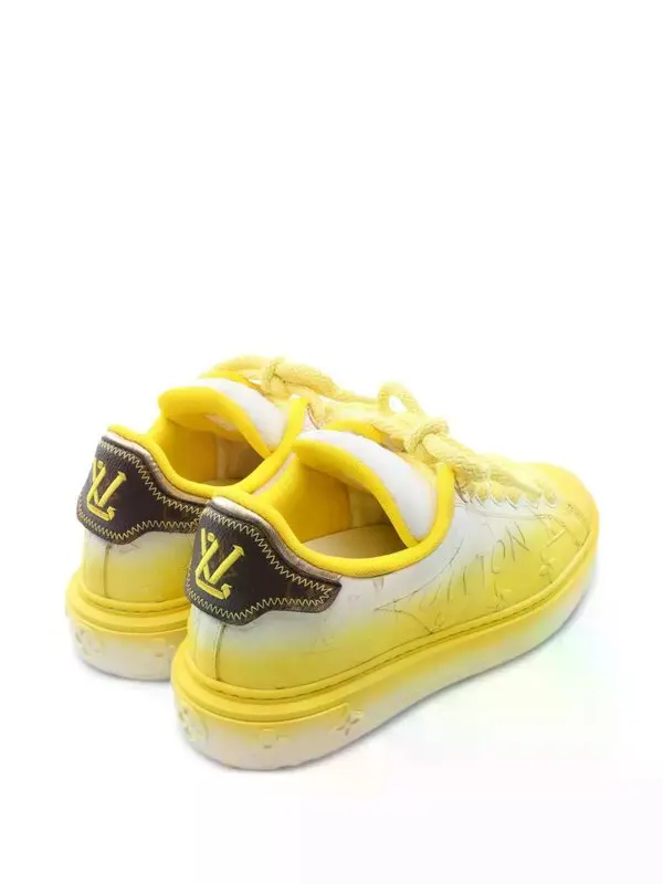 LOUIS VUITTON Time Out Monogram Sneakers - Yellow