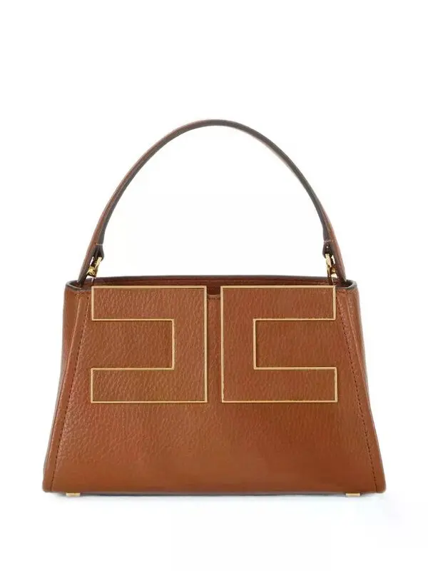 Elisabetta Franchi Handbag With Logo - Brown